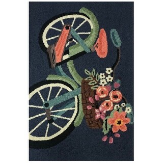 Blossom Bike Indigo size 24"X36" - Bed Bath & Beyond - 41645960